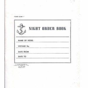 Night Order Book - Febula Mariner